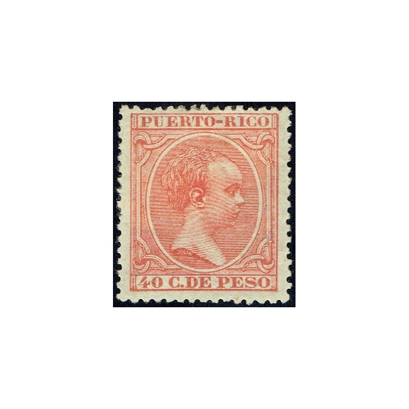 1890 ED. Puerto Rico 84 * - Filatelia Hobby