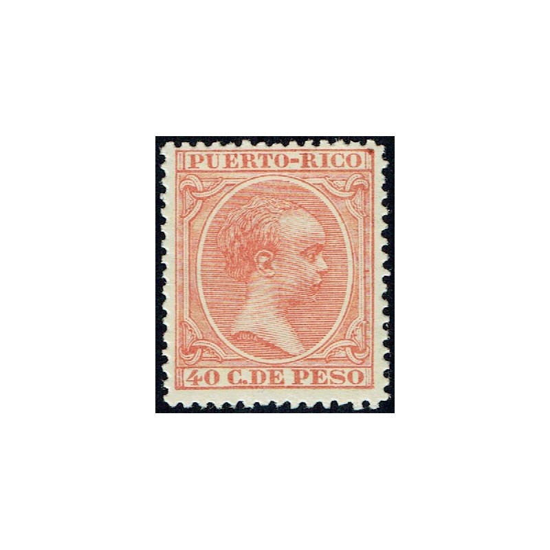 1890 ED. Puerto Rico 84 * (2) - Filatelia Hobby