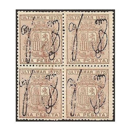 1875 ED. Puerto Rico 07 * [x4] - Filatelia Hobby