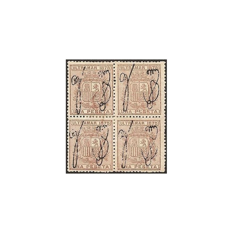 1875 ED. Puerto Rico 07 * [x4] - Filatelia Hobby
