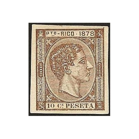 1878 ED. Puerto Rico 19s * - Filatelia Hobby